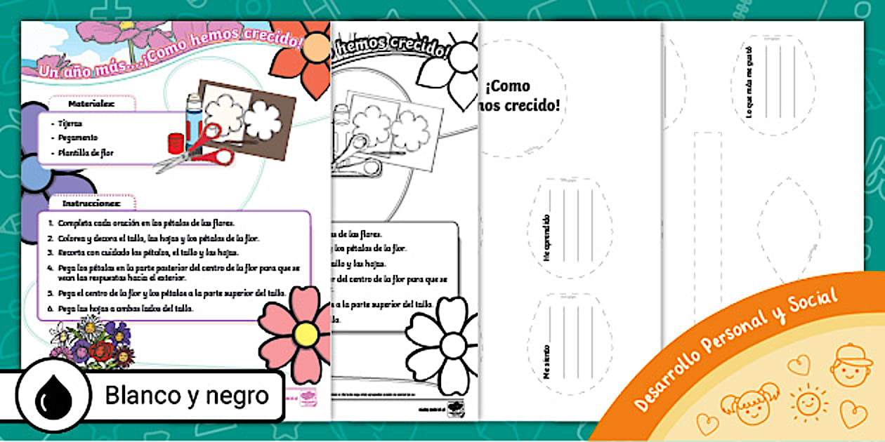 Reflexión fin de año escolar | Manualidad | Socioemocional