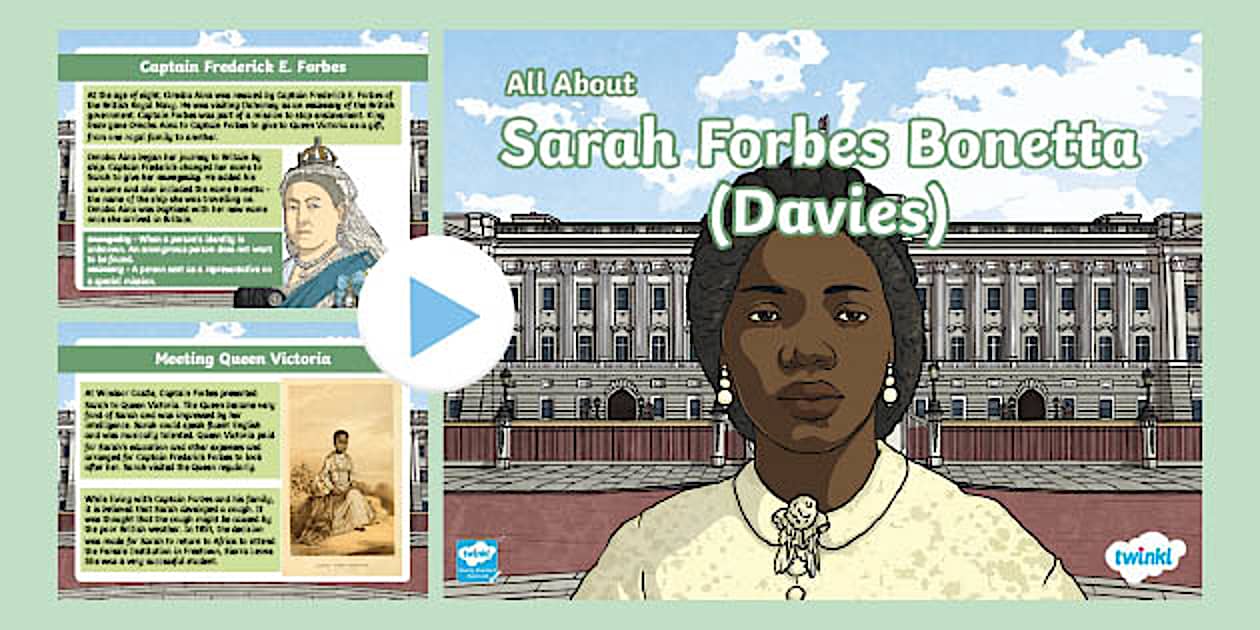 KS2 All About Sarah Forbes Bonetta (Davies) PowerPoint
