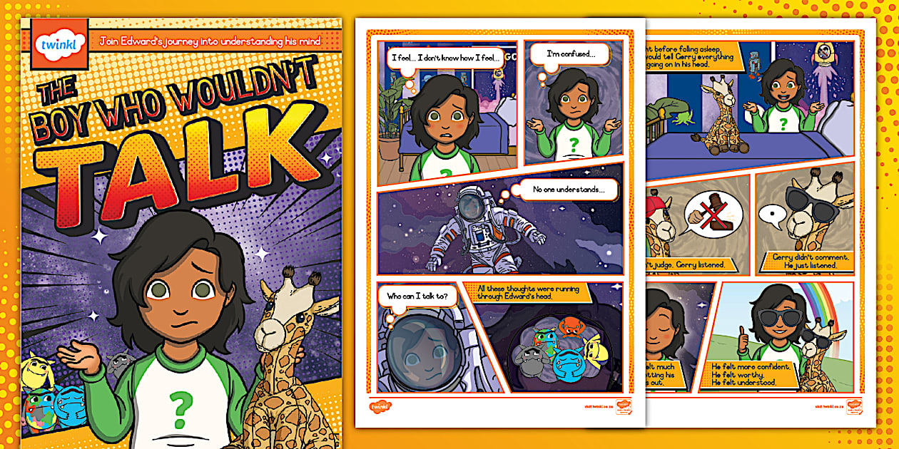 Foundation Phase The Boy Who Wouldn't Talk - Comic Strip