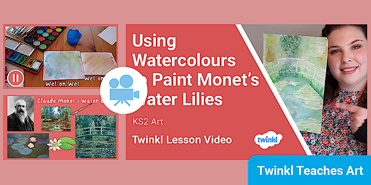 KS2 (Ages 7-11) Art: Monet's Water Lilies Video Lesson