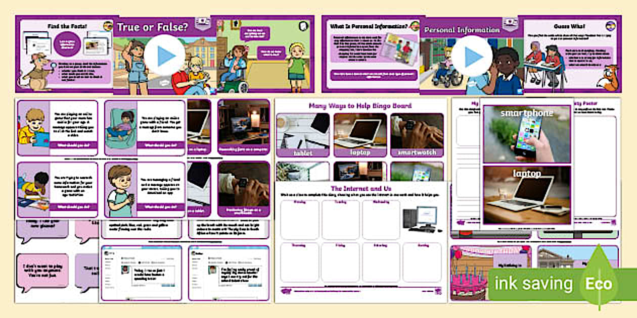 PSHE: KS1 Digital Wellbeing - Unit Pack (teacher made)