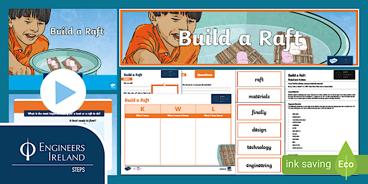 FREE! - Build a Raft Pack (l'enseignant a fait) - Twinkl