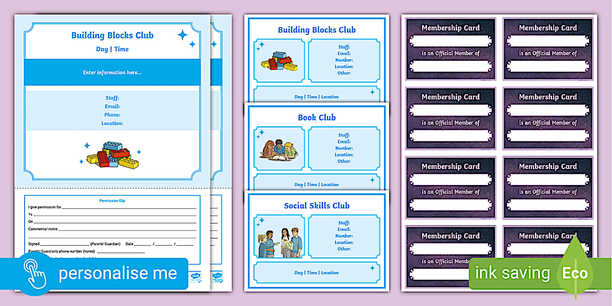 KS2 School Club Stationery Pack (teacher made) - Twinkl