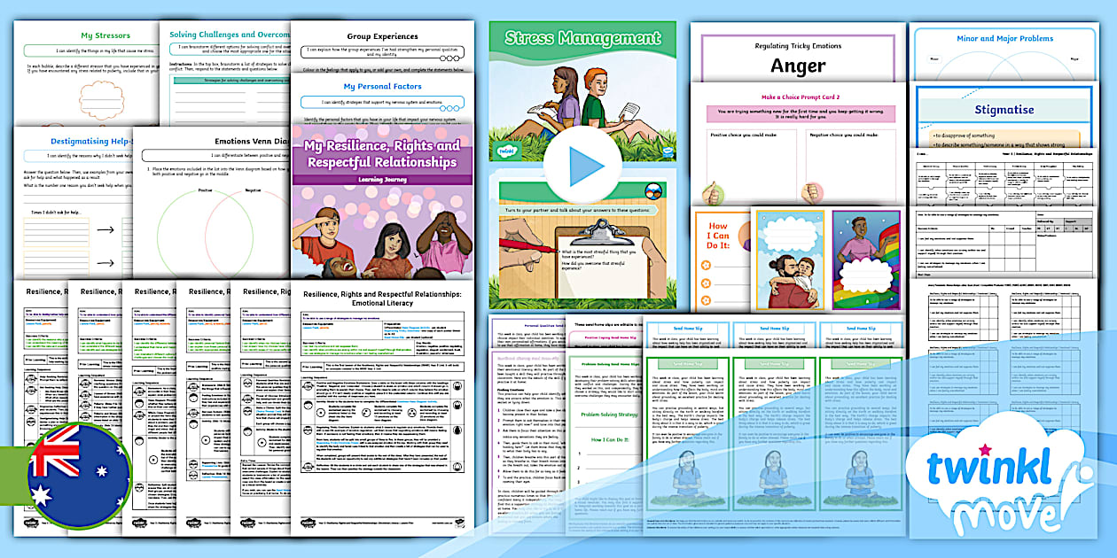 Y5 Resilience, Rights and Respectful Relationships Unit Pack