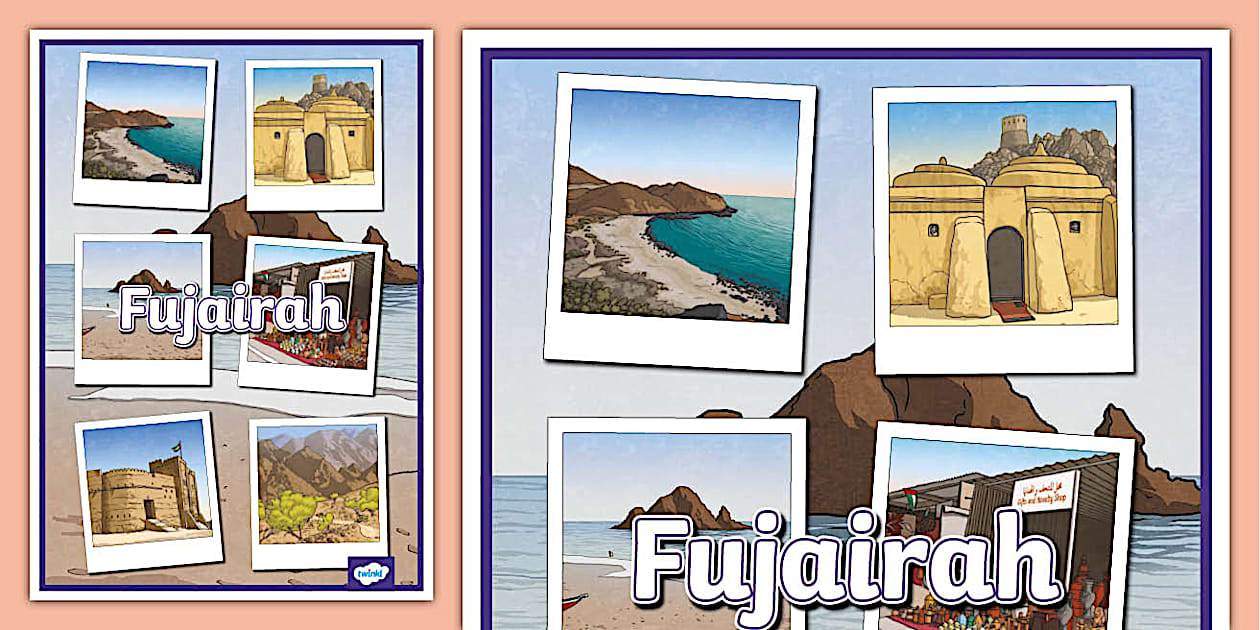 Fujairah Poster, Fujairah, United Arab Emirates,UAE,seven