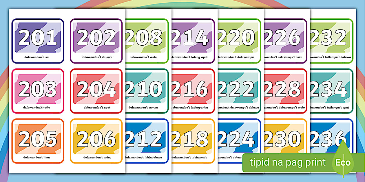 Pagbilang 201 Hanggang 300 | Grade 1 | Twinkl (Teacher-Made)