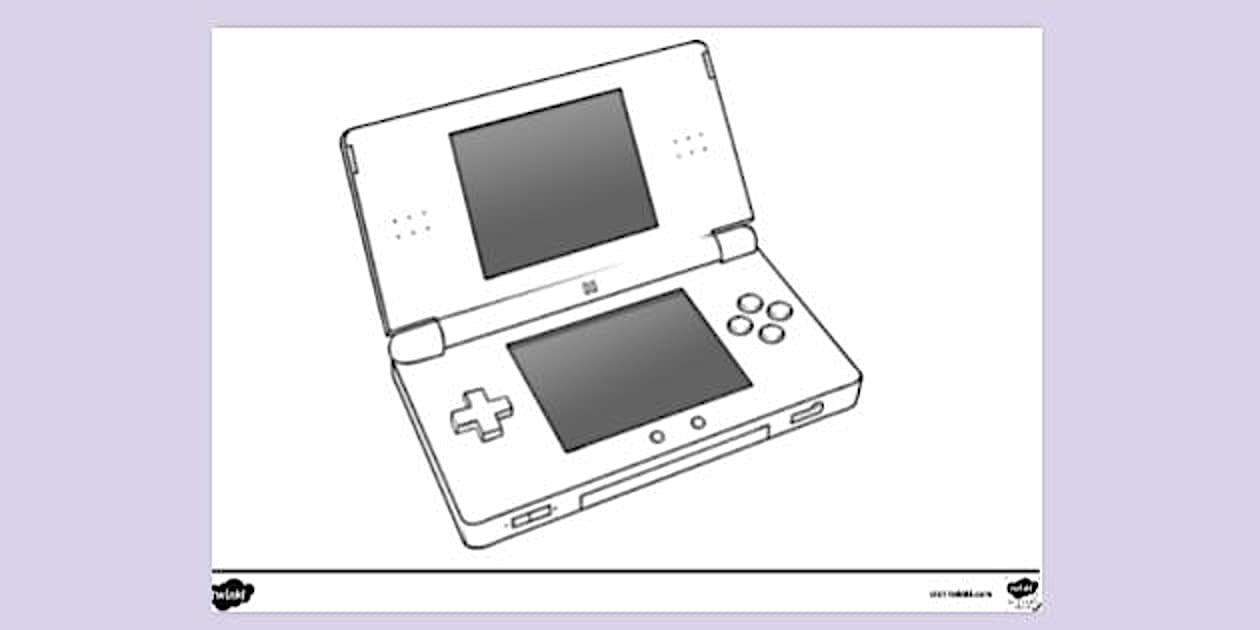 Video Games - Colouring Page (professor feito) - Twinkl