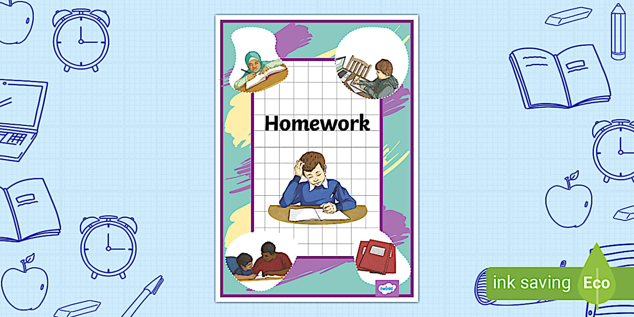 Homework Display Poster (teacher made) - Twinkl