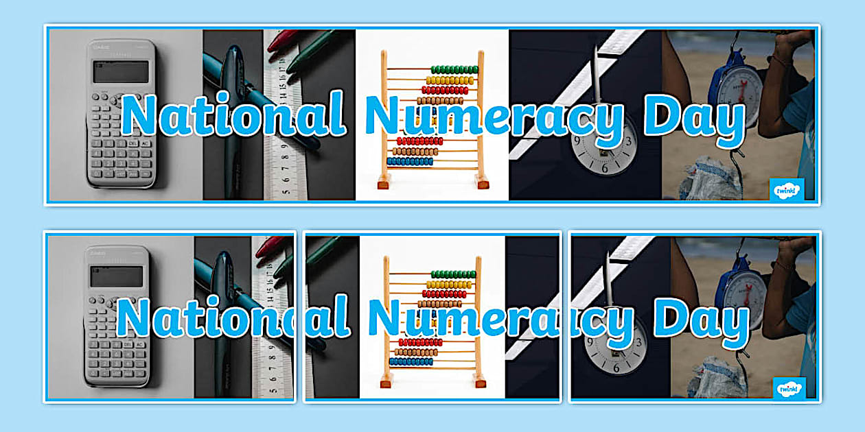 👉 National Numeracy Day Photo Display Banner - Twinkl