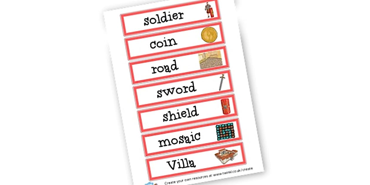 Roman Words (Teacher-Made) - Twinkl