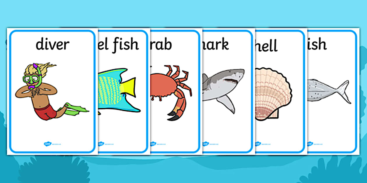 Under the Sea Display Posters (A4) (teacher made) - Twinkl