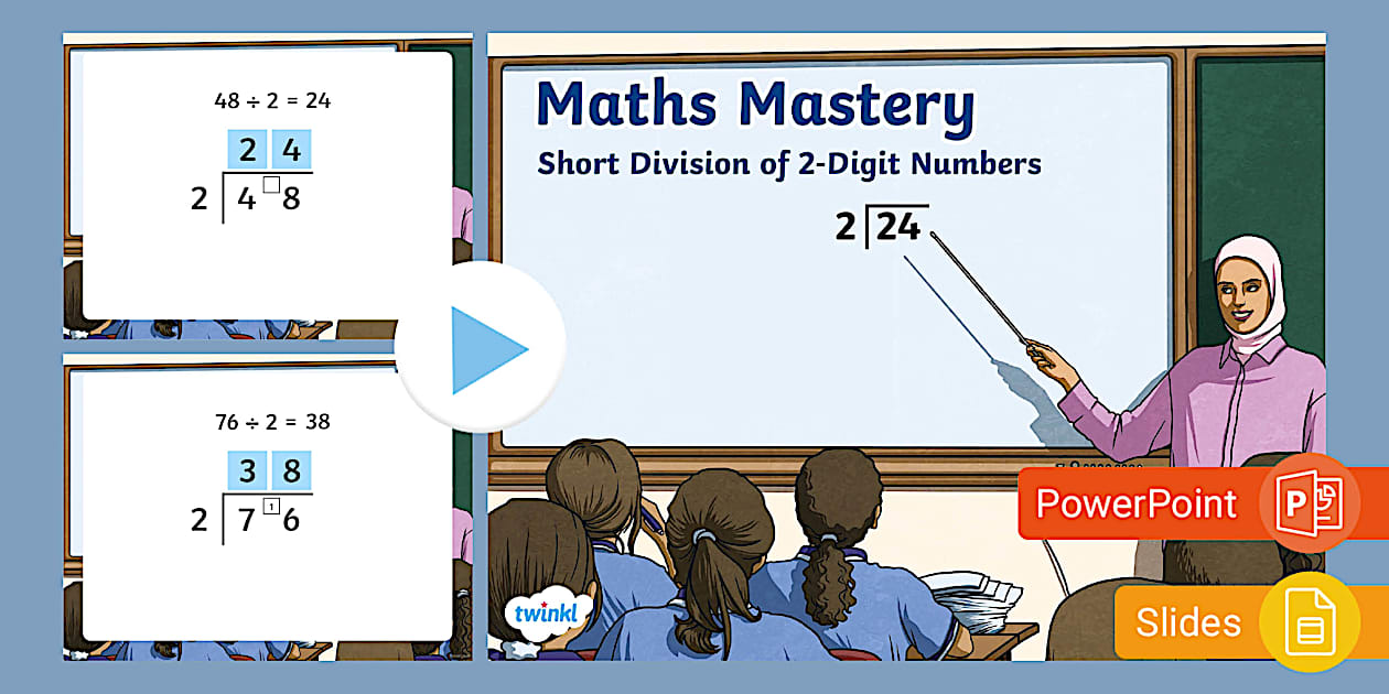 Division PowerPoint Year 3 | Division of Two-Digit Numbers