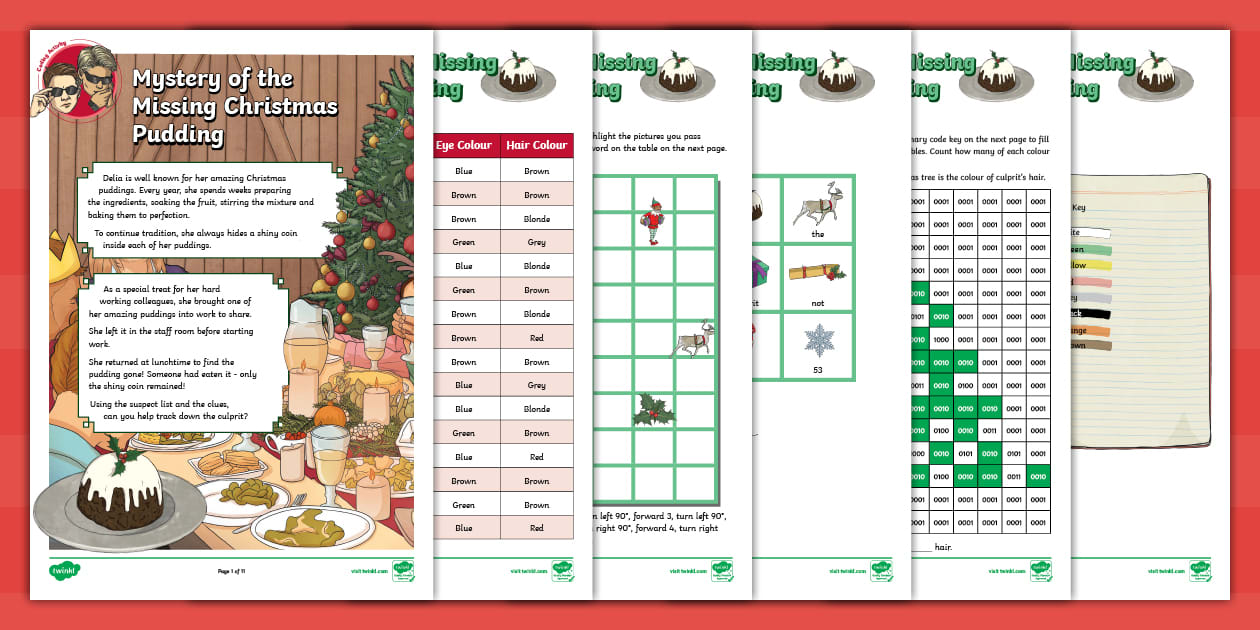 KS2 Christmas Coding Mystery - Twinkl KS2 (teacher made)
