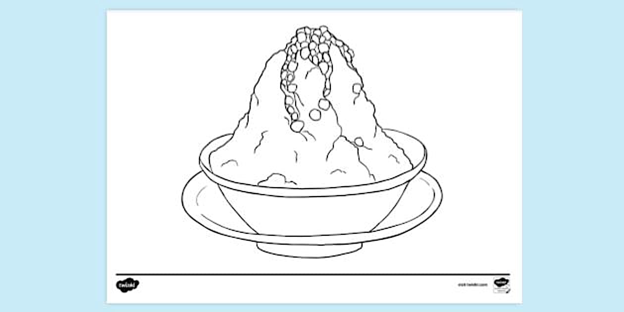 Dessert Colouring Page | Colouring Sheets (teacher made)
