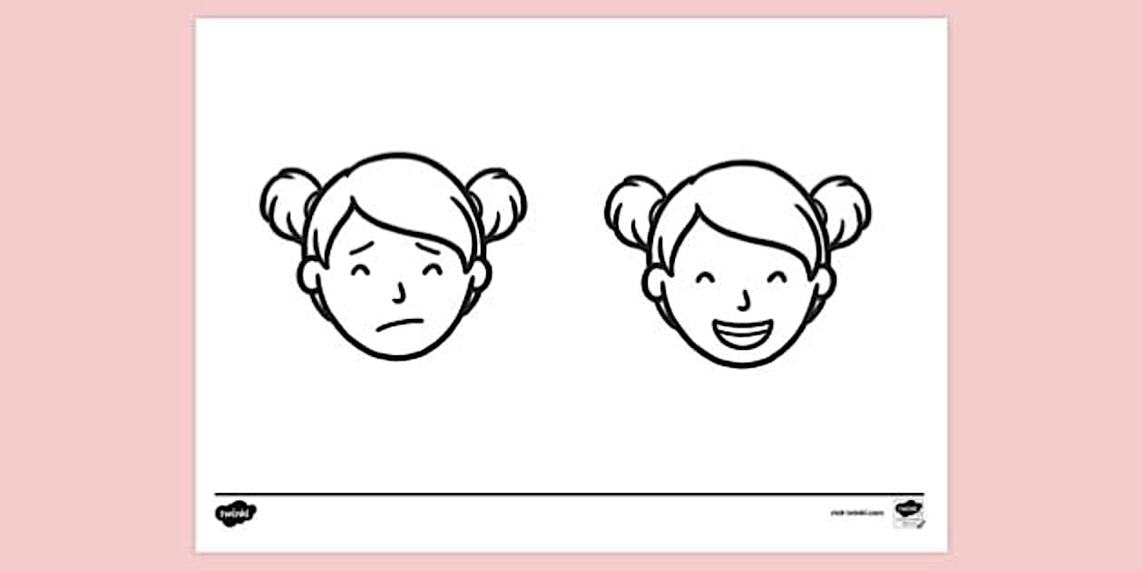 Emotions Colouring Page | Colouring Sheets (teacher made)