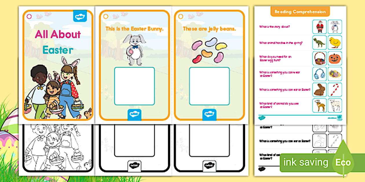 Easter Adapted Reader for SPED| Easter Holiday | Twinkl USA