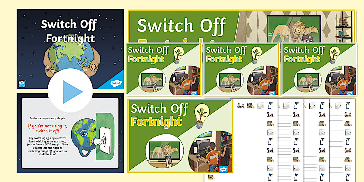KS2 Switch Off Fortnight Resource Pack (teacher made)