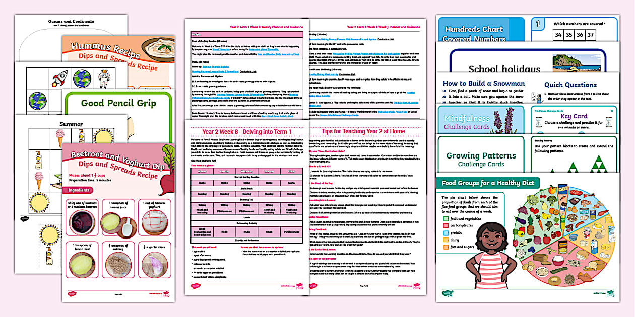 Year 2 Term 1 Week 8 Home Learning Pack (teacher made)