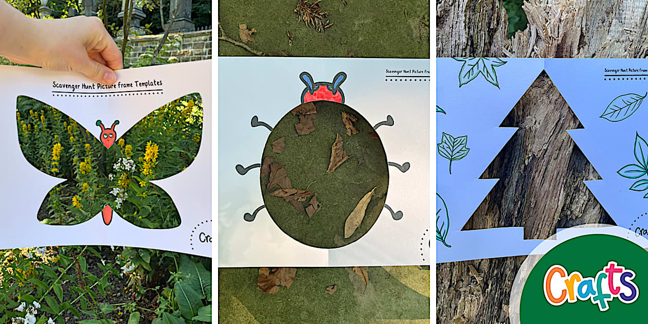 Scavenger Hunt Picture Frames (teacher made) - Twinkl