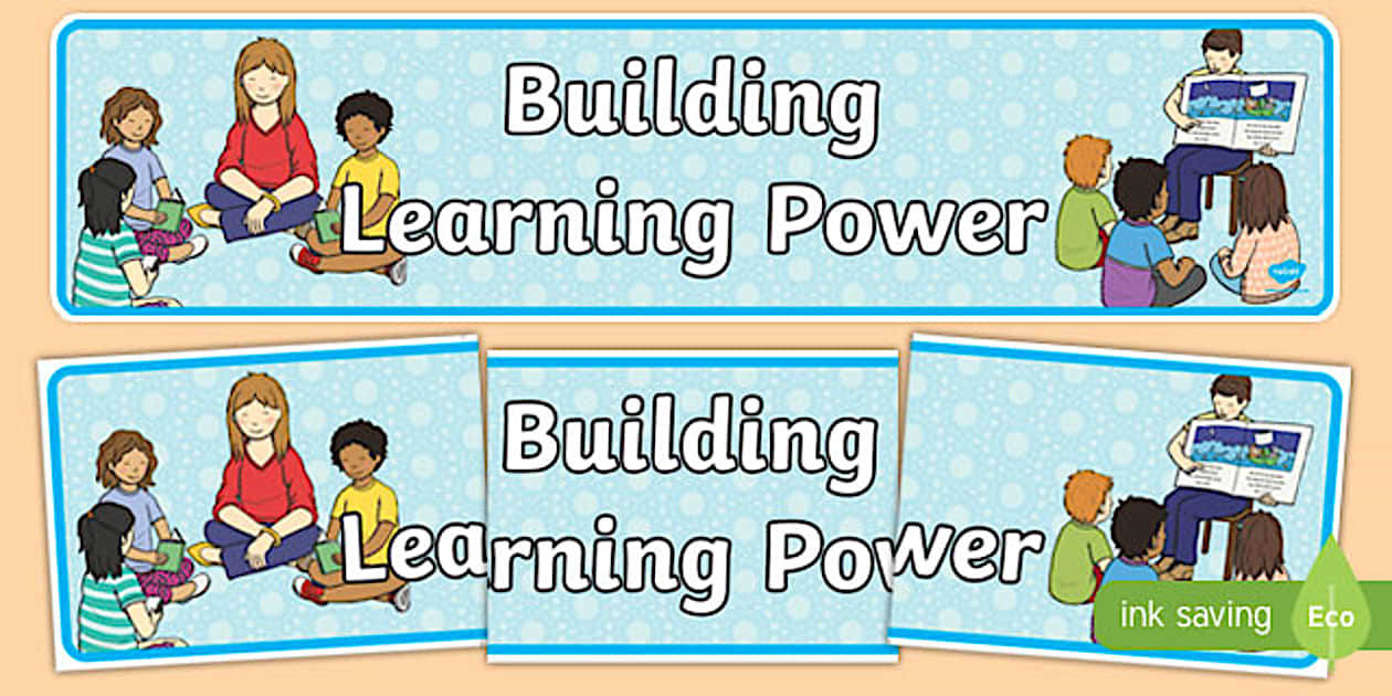 👉 Building Learning Power Displays (teacher made)