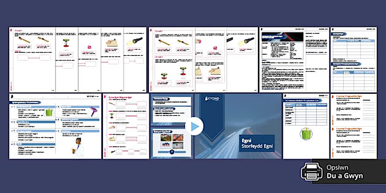 Beyond Cymru: Storfeydd a Throsglwyddiad Egni (teacher made)