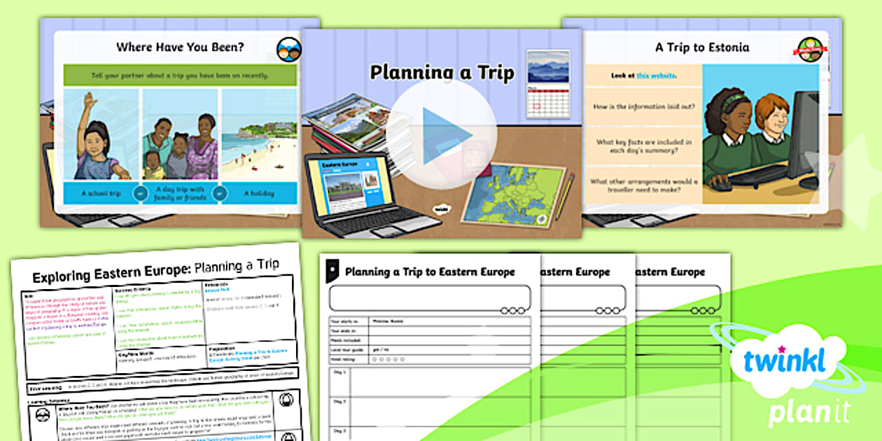 Geography: Exploring Eastern Europe: Planning a Trip Year 5 Lesson Pack 5