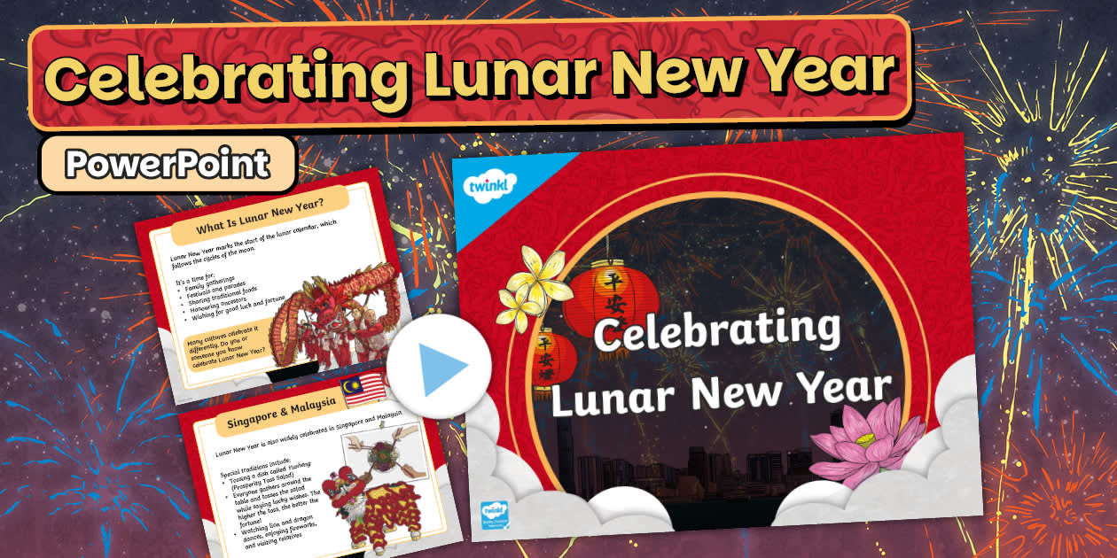 Celebrating Lunar New Year PowerPoint