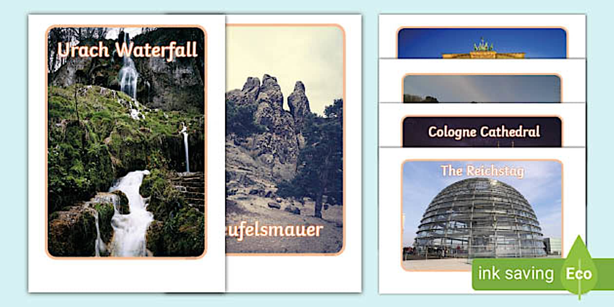 German Landmarks Photo Pack (teacher made) - Twinkl
