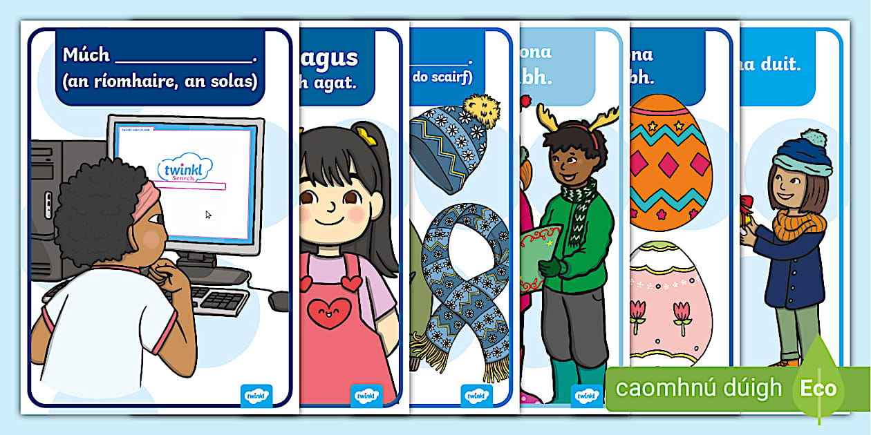 Useful Irish Language Phrases Display Pack | Twinkl