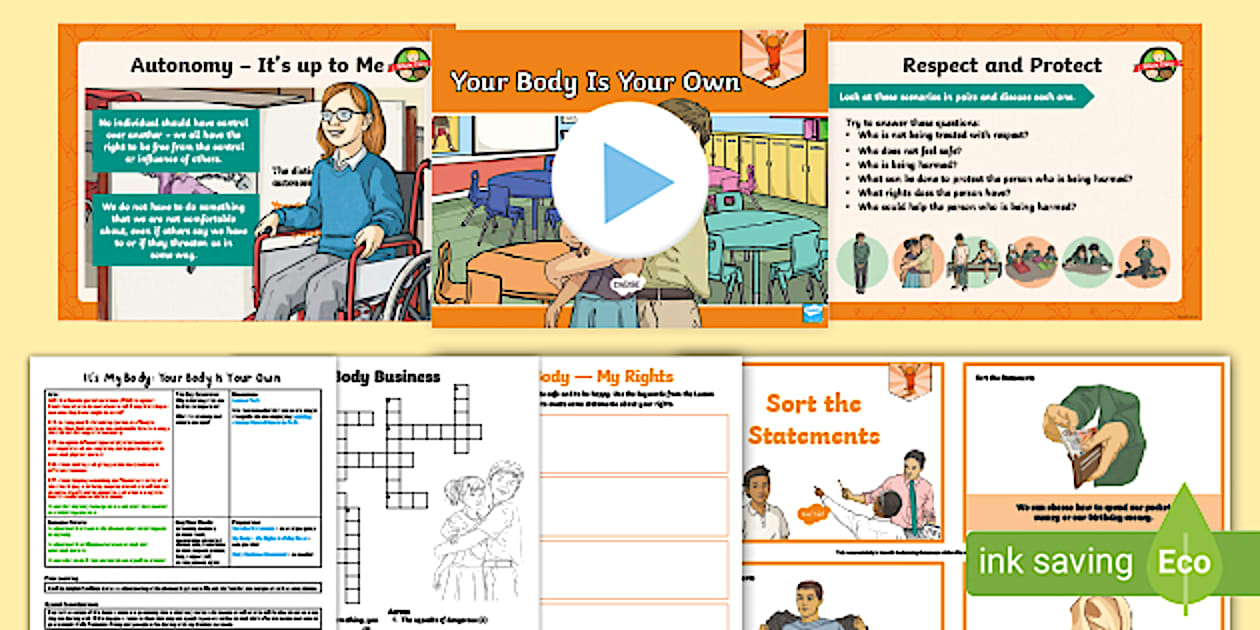 PSHE: UKS2 It's My Body - Lesson Pack 1 - Twinkl