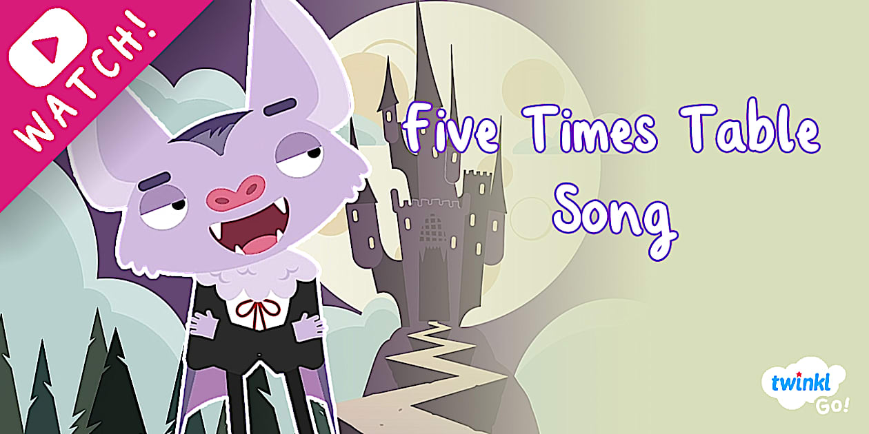 5 Times Table Song | Twinkl Go! (teacher made) - Twinkl