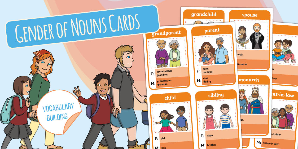 Gender of Nouns Cards