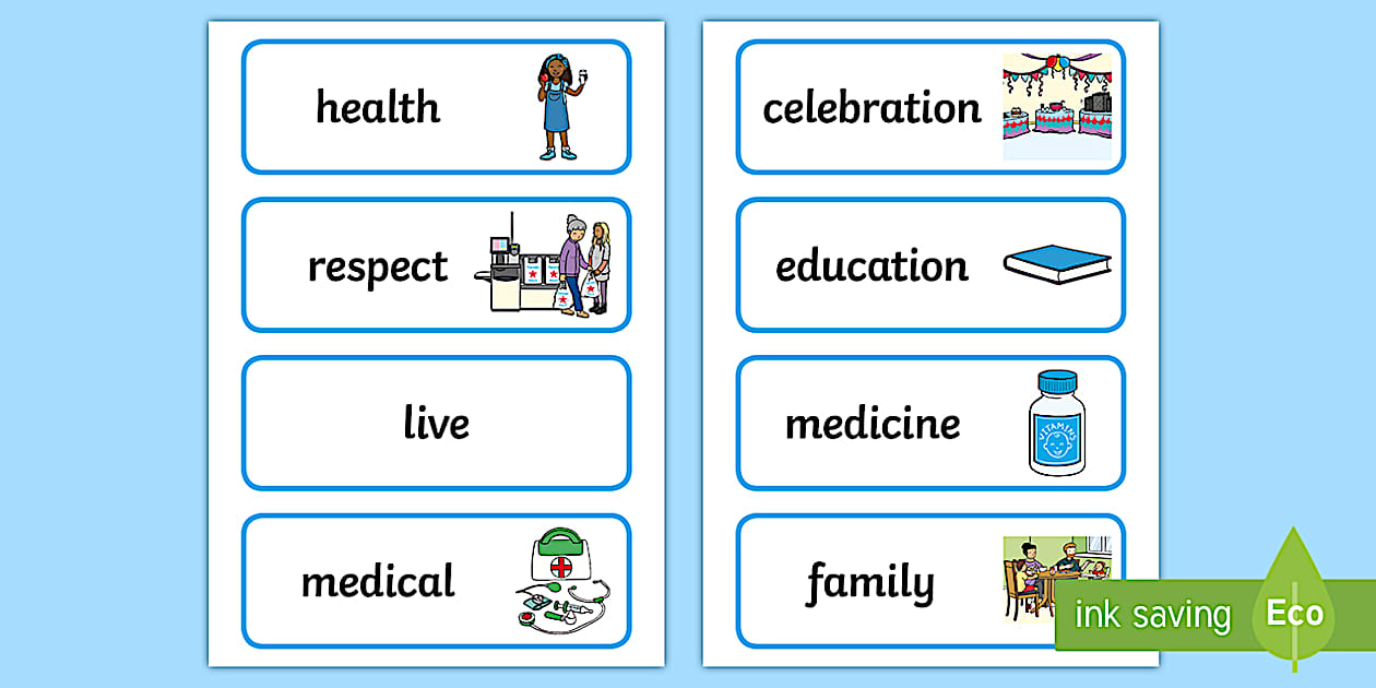 Universal Children's Day Word Cards - Twinkl