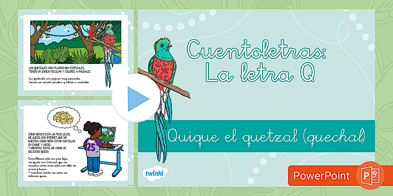 Cuentoletras: La letra Q (Teacher-Made) - Twinkl