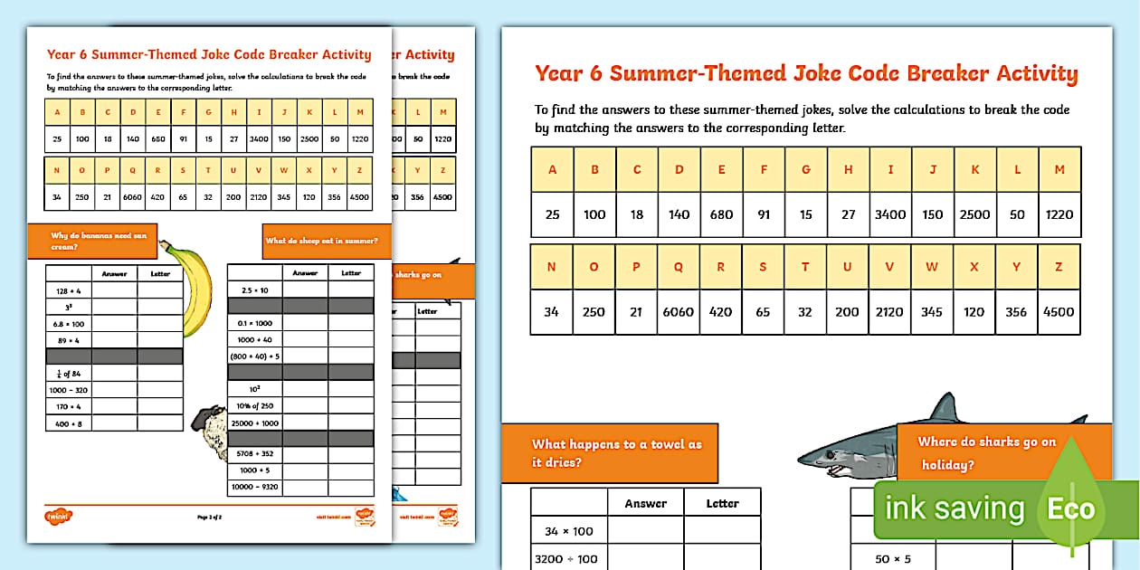 👉 Year 6 Summer English Activity Booklet - Twinkl