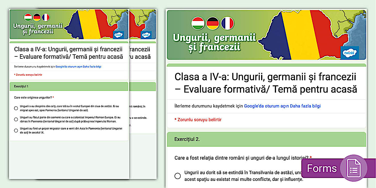 Ungurii, germanii și francezii Test formativ Temă de casă