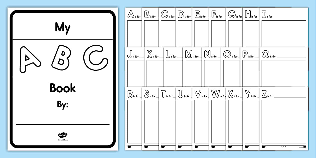 Editable My ABC Book (l'enseignant a fait) - Twinkl