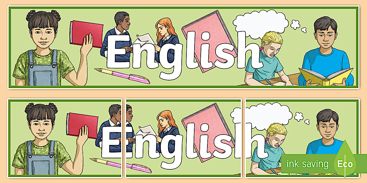 Dyslexic English Display Banner (teacher made) - Twinkl