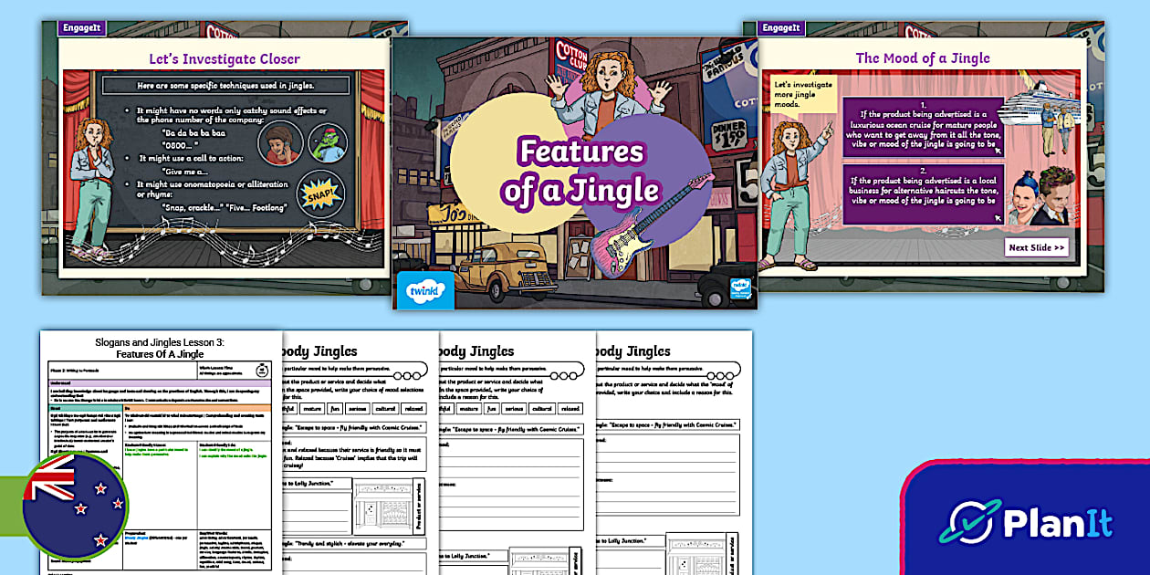 Persuade Slogans and Jingles Lesson 3: Features of a Jingle