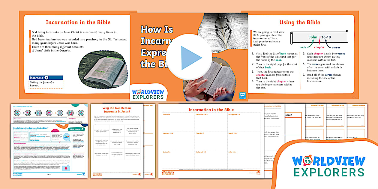 RE: Incarnation - The Holy Trinity: LKS2 Lesson Pack 4