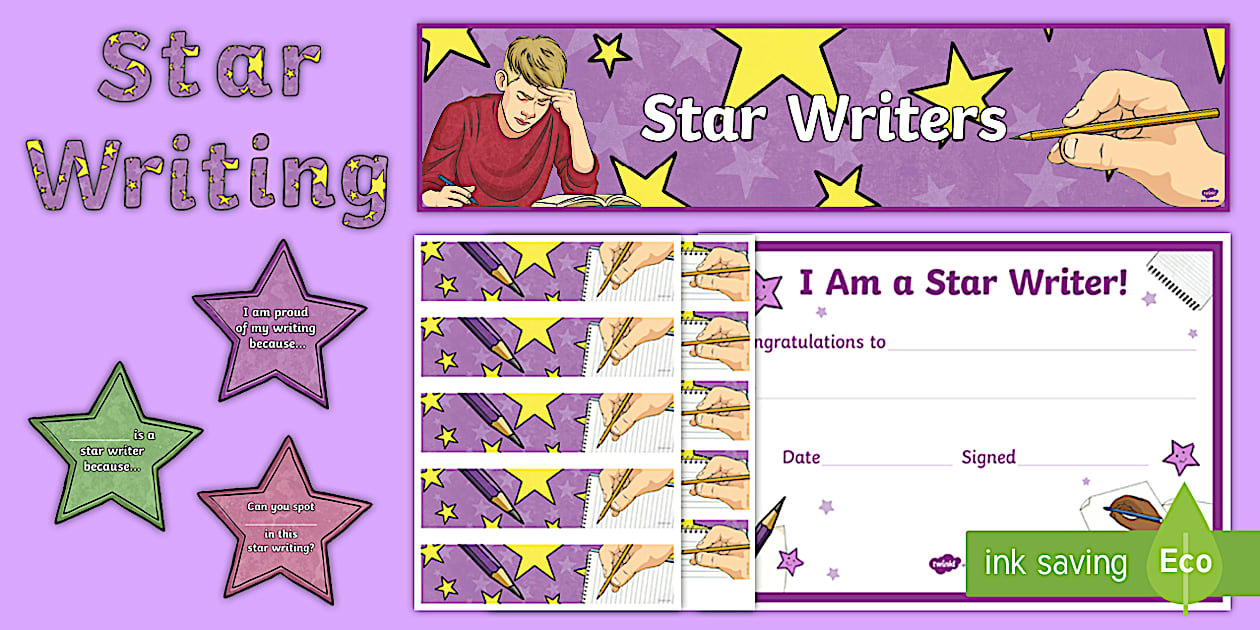 KS2 Star Writers Display Pack (teacher made) - Twinkl