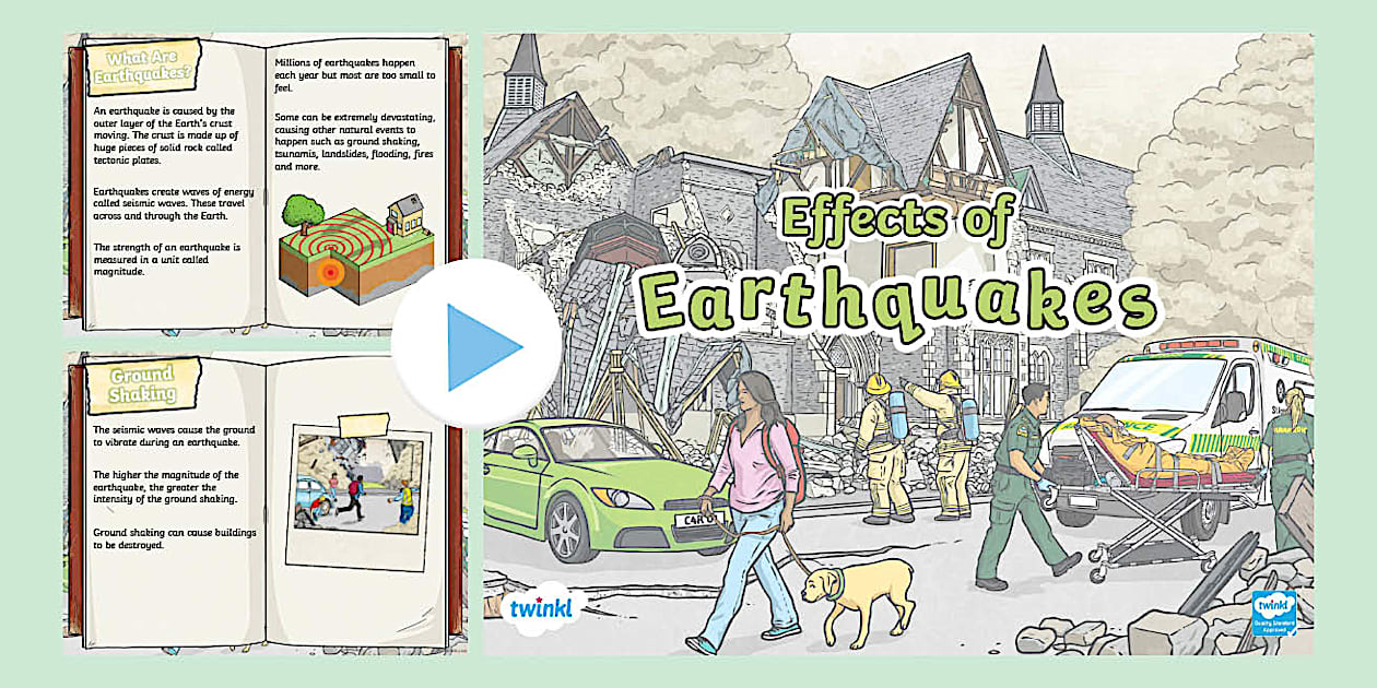 Primary Effects of an Earthquake | Twinkl | Geography