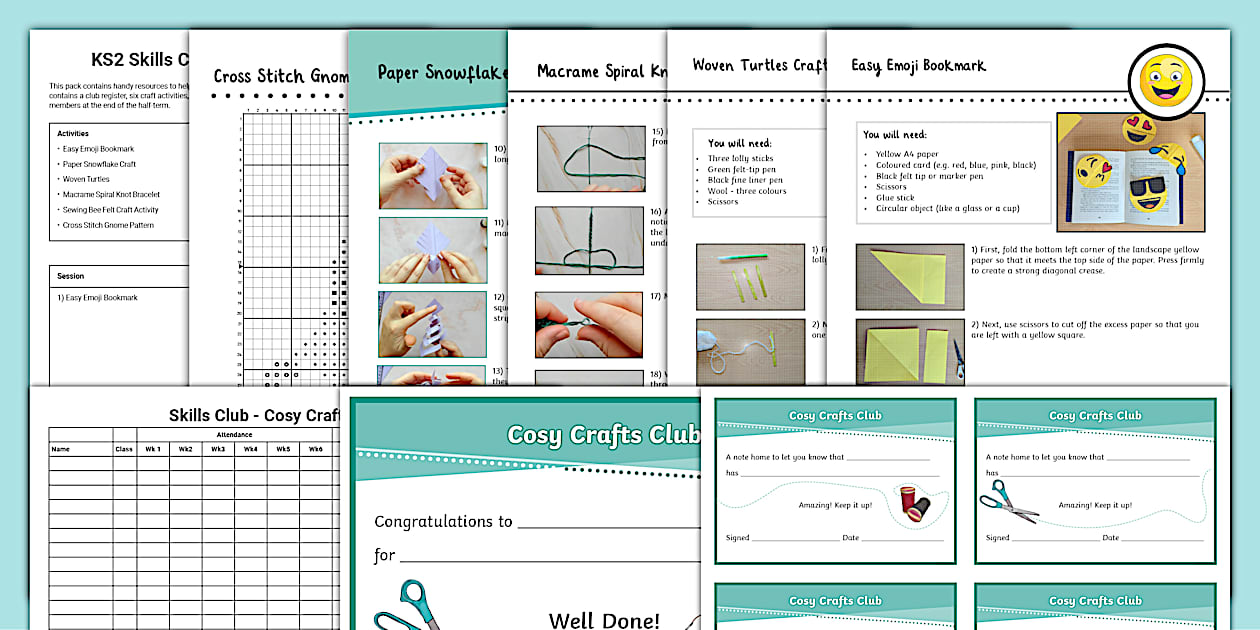 KS2 Skills Club Pack: Cosy Crafts (teacher made) - Twinkl
