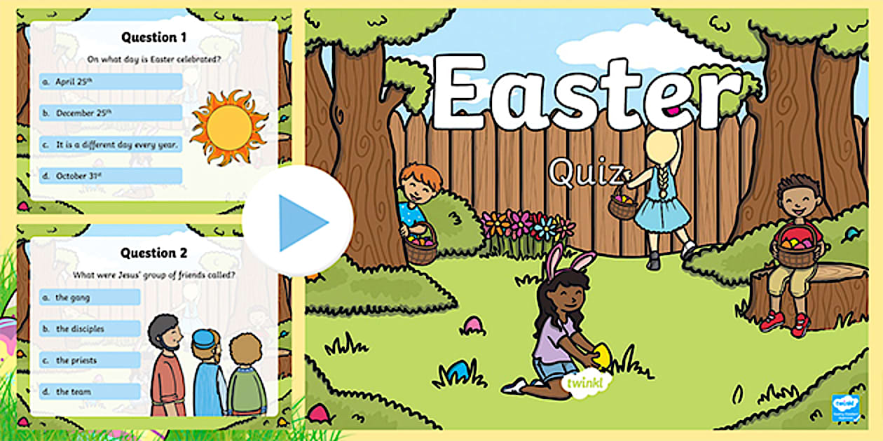 KS1 Easter Quiz for Children - Primary Easter Resources