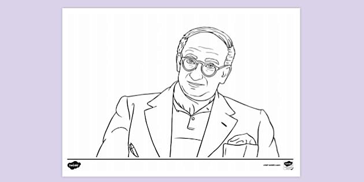 H.A. Rey Colouring Sheet