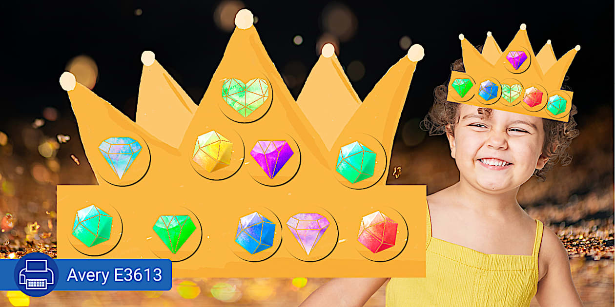 Make a Royal Crown Sticker Activity (teacher made) - Twinkl