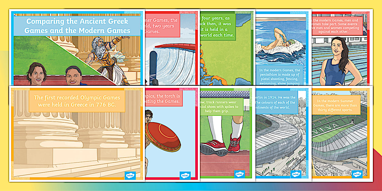 Comparing the Ancient Greek Games and the Modern Games