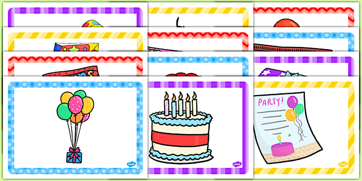 10th Birthday Party Place Mats (teacher made) - Twinkl