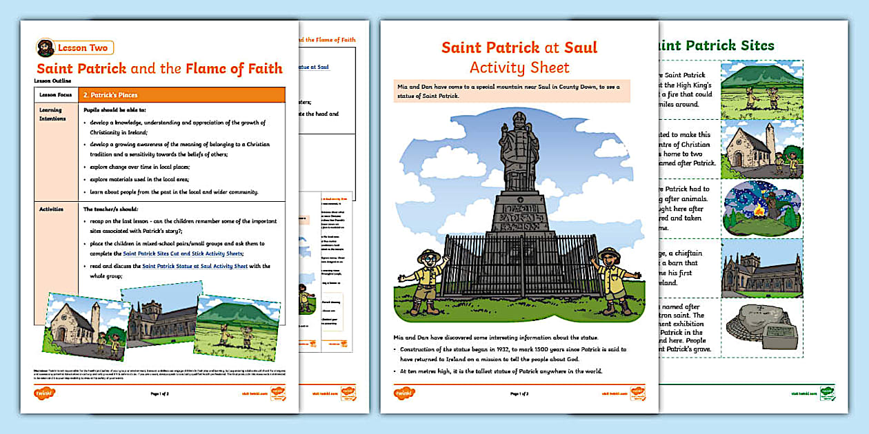Saint Patrick Flame Faith Shared Education Lesson Plan Two