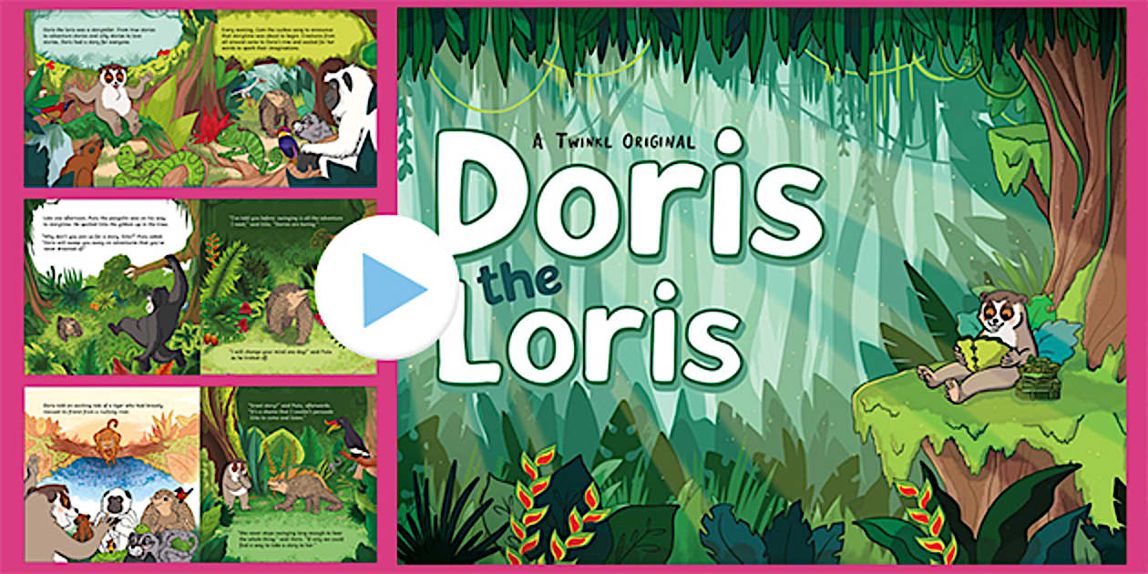 Doris the Loris Story PowerPoint (teacher made) - Twinkl